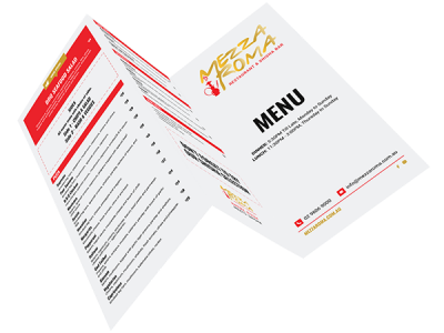 Menu | Mezza Roma Restaurant